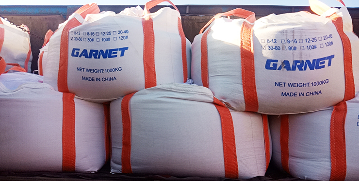 SGA Garnet, high density, hardness 8 mohs with long service life!